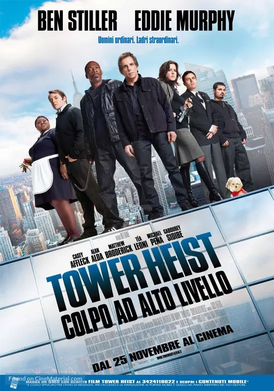 Tower Heist (2011) Italian movie poster