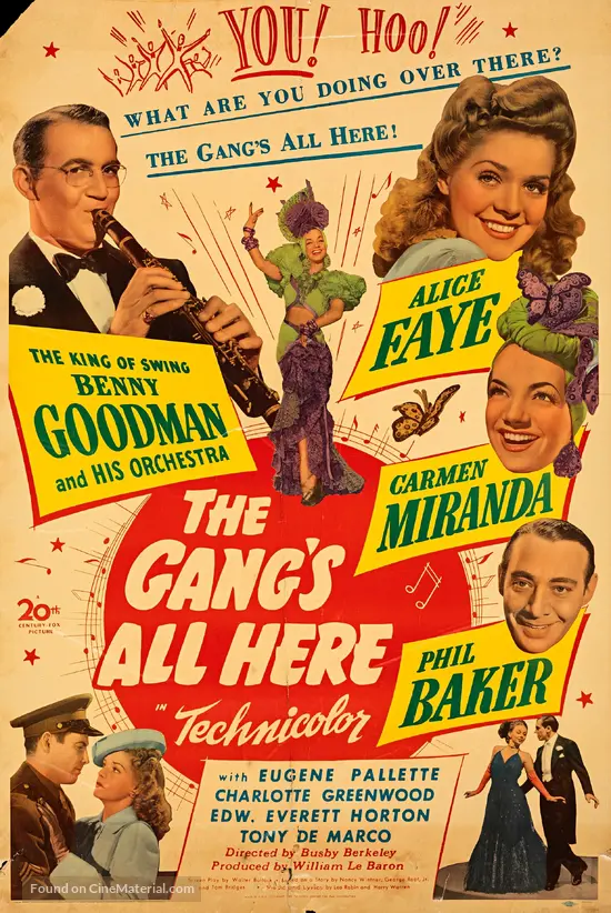 The Gang's All Here (1943) movie poster