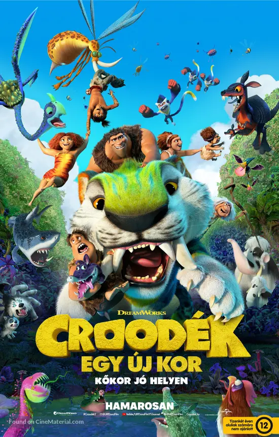 The Croods: A New Age (2020) Hungarian movie poster