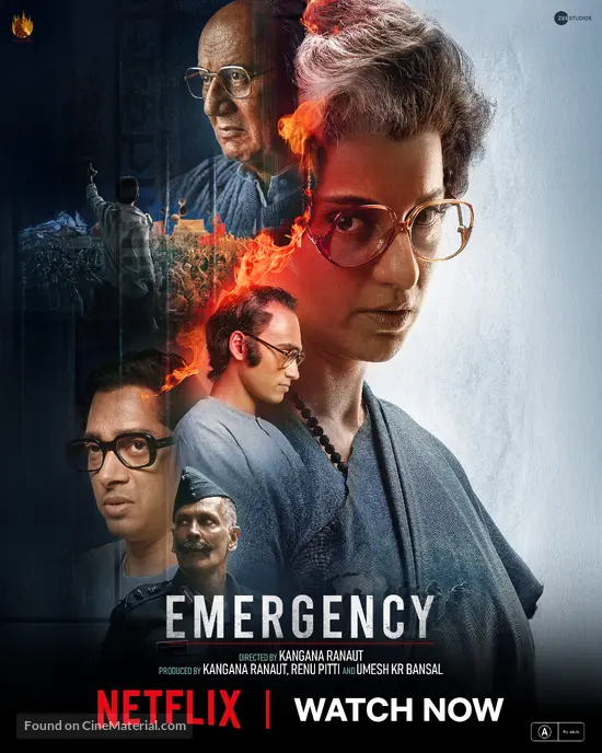 Emergency (2025) Indian movie poster