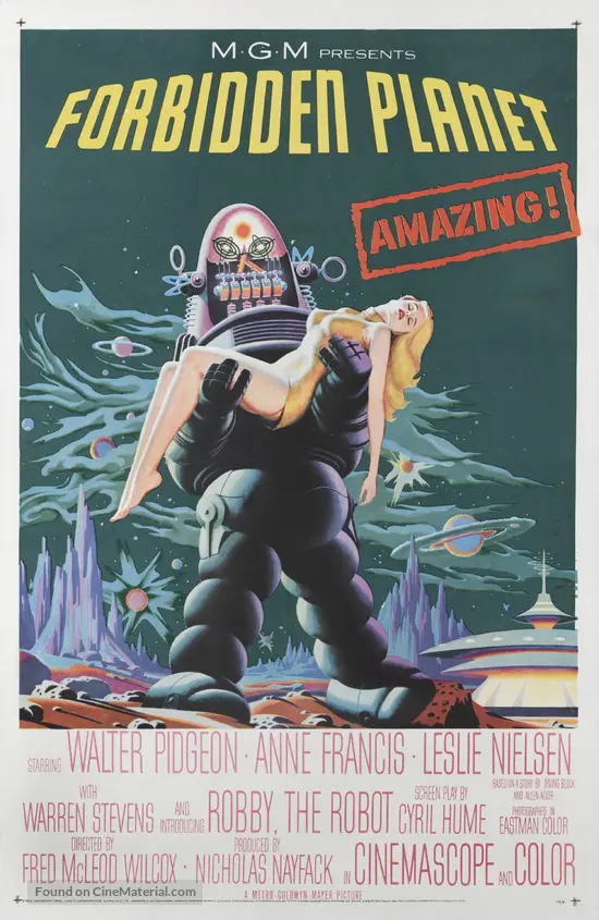 Forbidden Planet (1956) movie poster