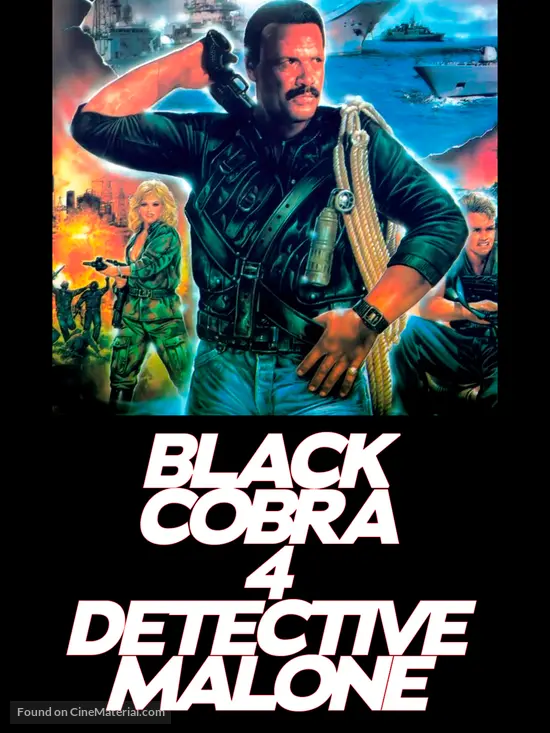 Detective Malone (1991) British movie cover
