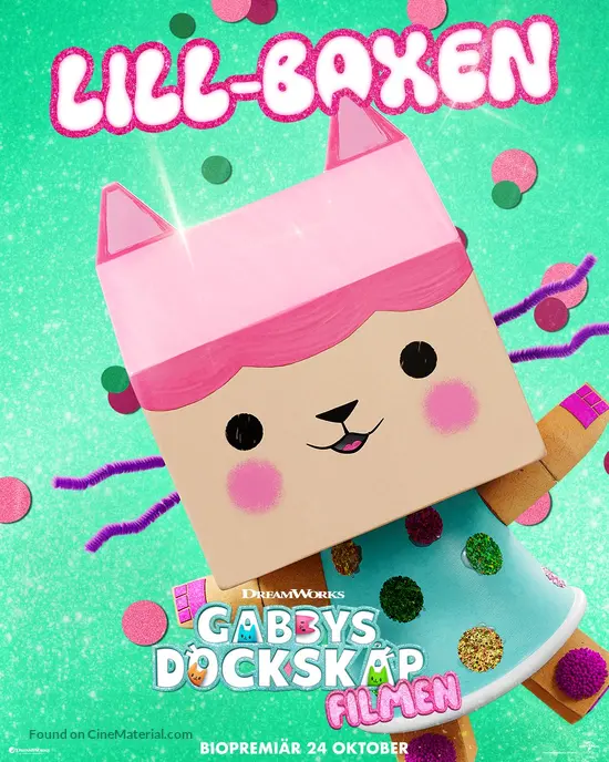 Gabby's Dollhouse: The Movie (2025) Swedish movie poster