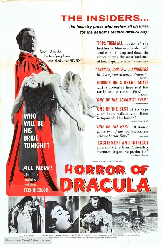 Horror of Dracula (1958) movie poster
