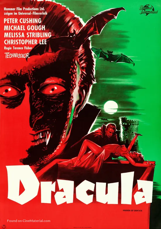 Horror of Dracula (1958) German movie poster