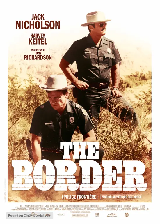 The Border (1982) French movie poster