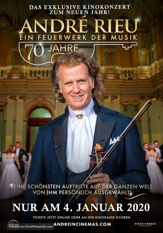 André Rieu: 70 Years Young (2020) Austrian movie poster