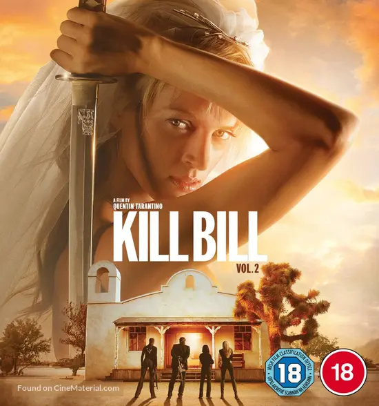 Kill Bill: Vol. 2 (2004) British movie cover