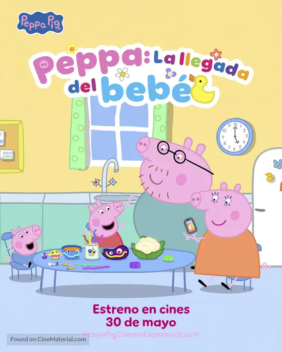 Peppa Meets the Baby Cinema Experience (2025) Spanish movie post...