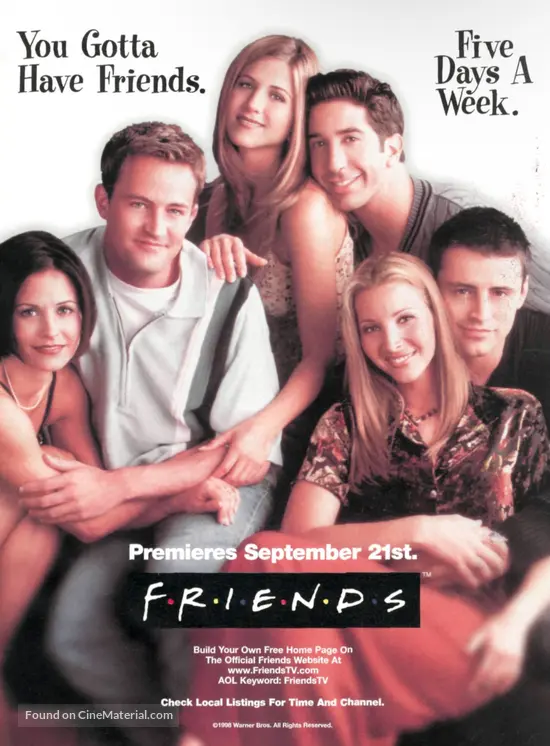 "Friends" (1994) movie poster