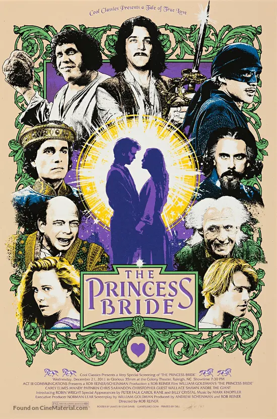 The Princess Bride (1987) movie poster