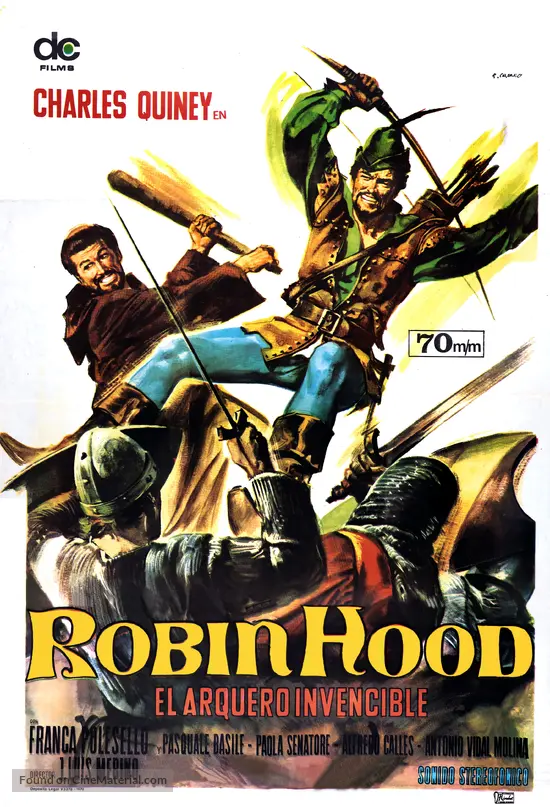 Robin Hood, l'invincibile arciere (1970) Spanish movie pos...
