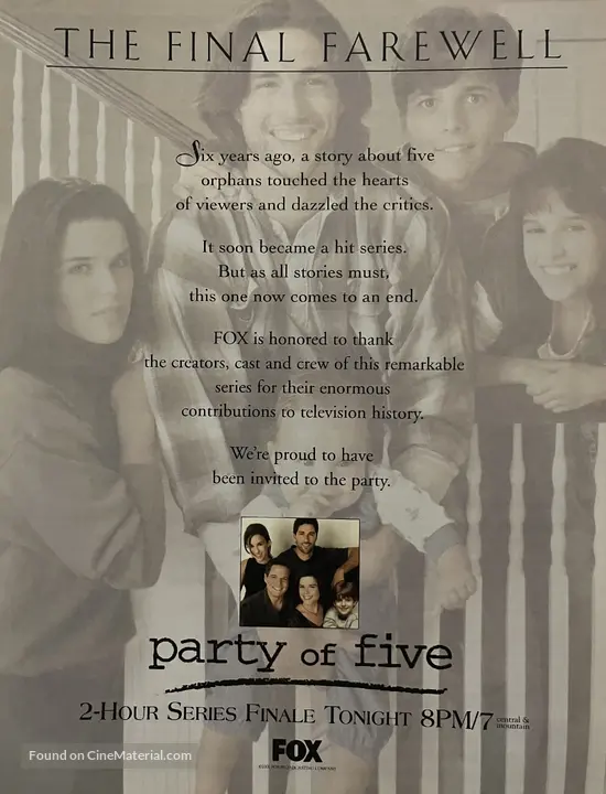 "Party of Five" (1994) movie poster