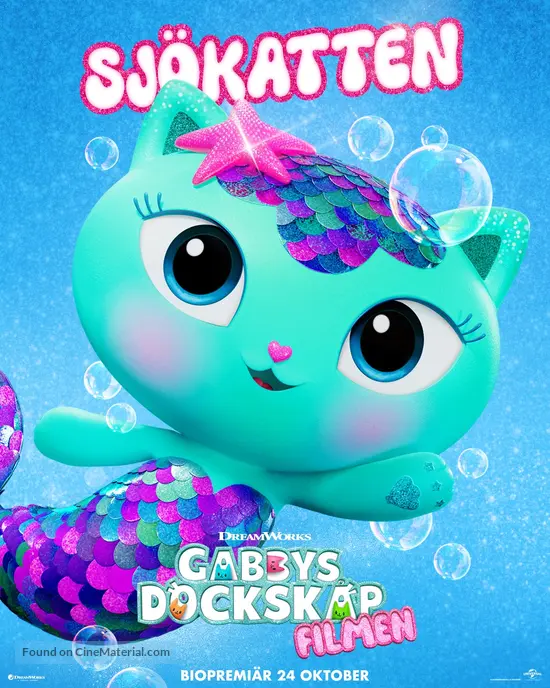 Gabby's Dollhouse: The Movie (2025) Swedish movie poster