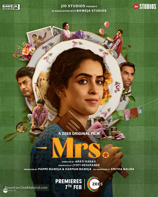 Mrs (2023) Indian movie poster