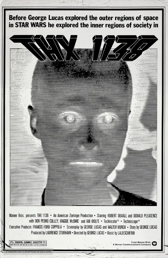 THX 1138 (1971) movie poster