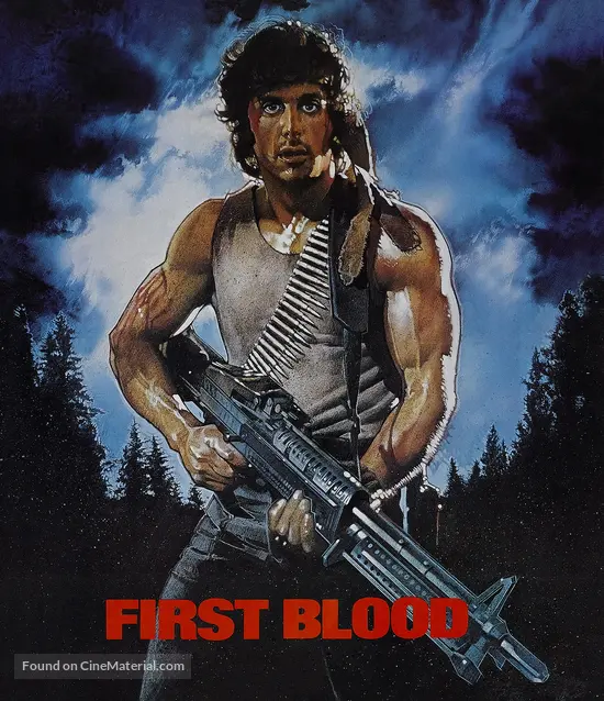 First Blood (1982) blu-ray movie cover