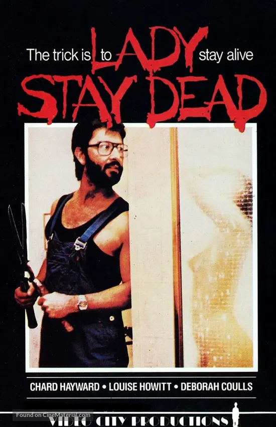 Lady Stay Dead (1981) vhs movie cover