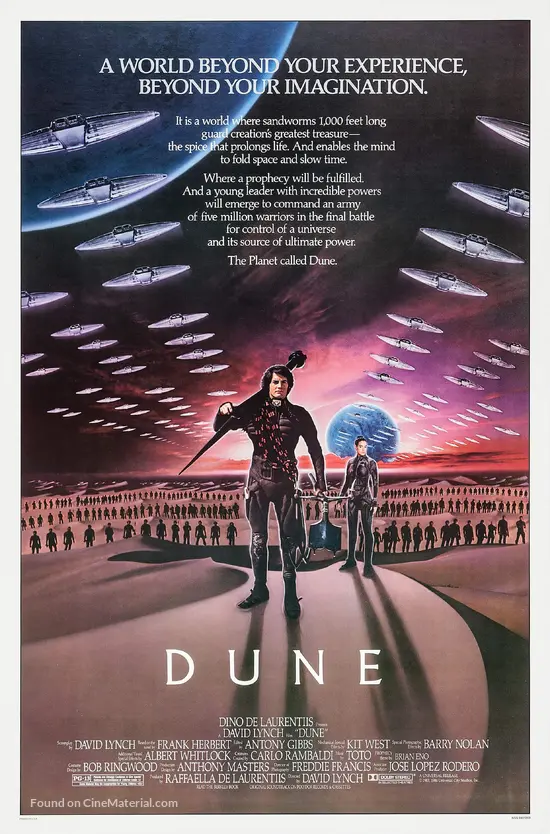 Dune (1984) movie poster