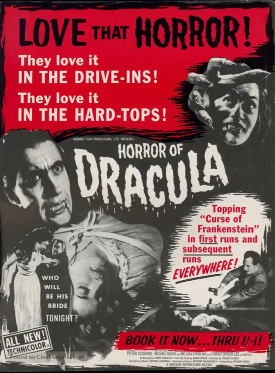 Horror of Dracula (1958) movie poster