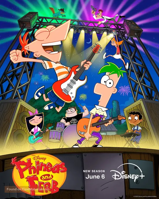 "Phineas and Ferb" (2007) British movie poster