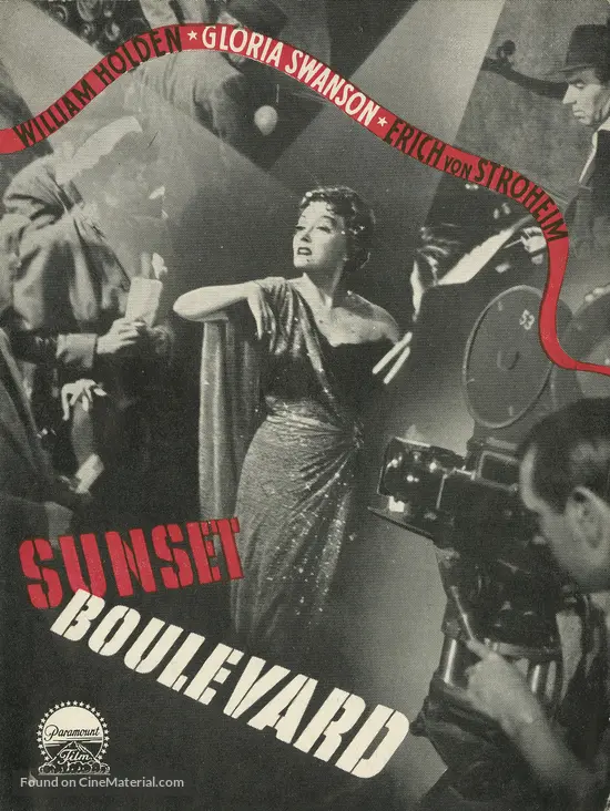 Sunset Boulevard (1950) Danish program