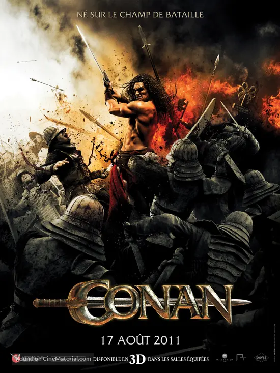 Conan the Barbarian (2011) French movie poster