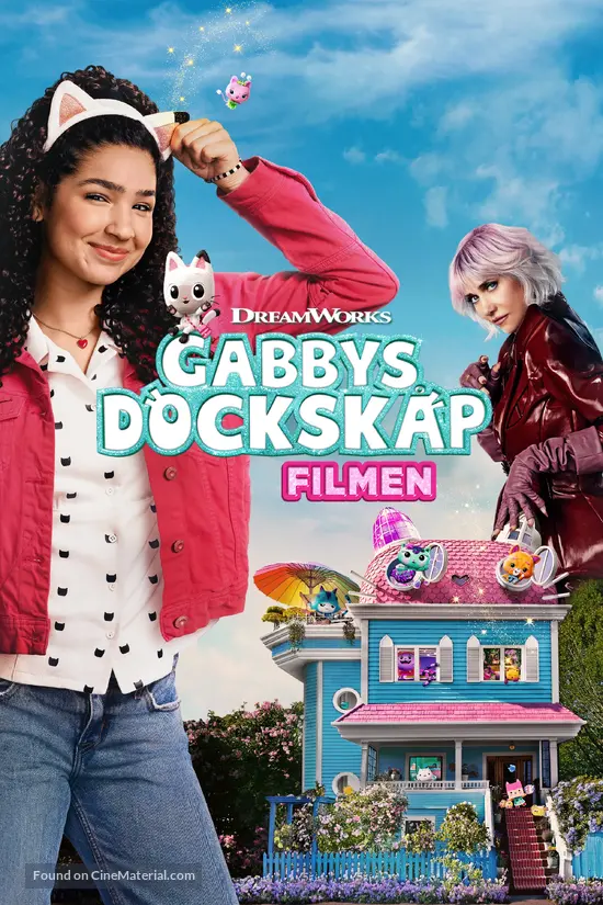 Gabby's Dollhouse: The Movie (2025) Swedish movie cover