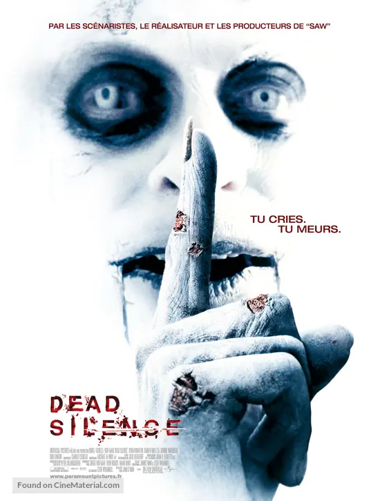 Dead Silence (2007) French movie poster