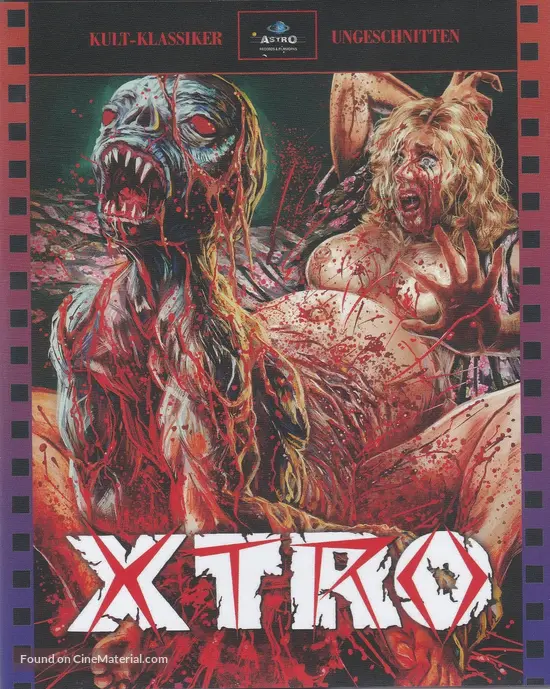 Xtro (1982) German blu-ray movie cover