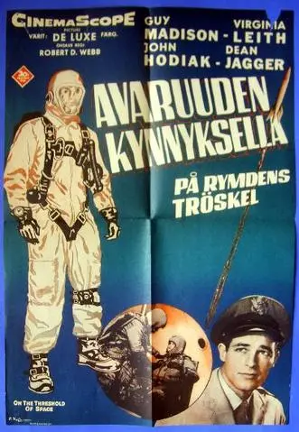 On the Threshold of Space (1956) Finnish movie poster
