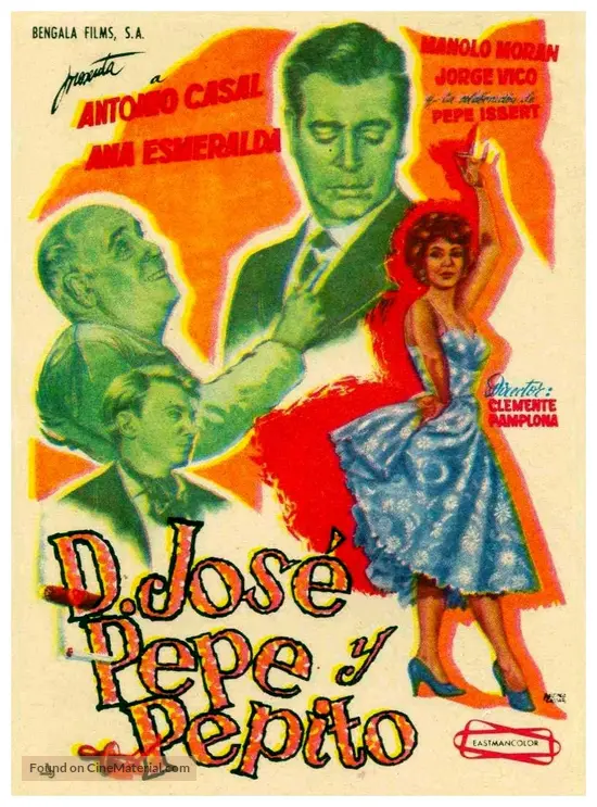 Don Josè, Pepe y Pepito (1961) Spanish movie poster