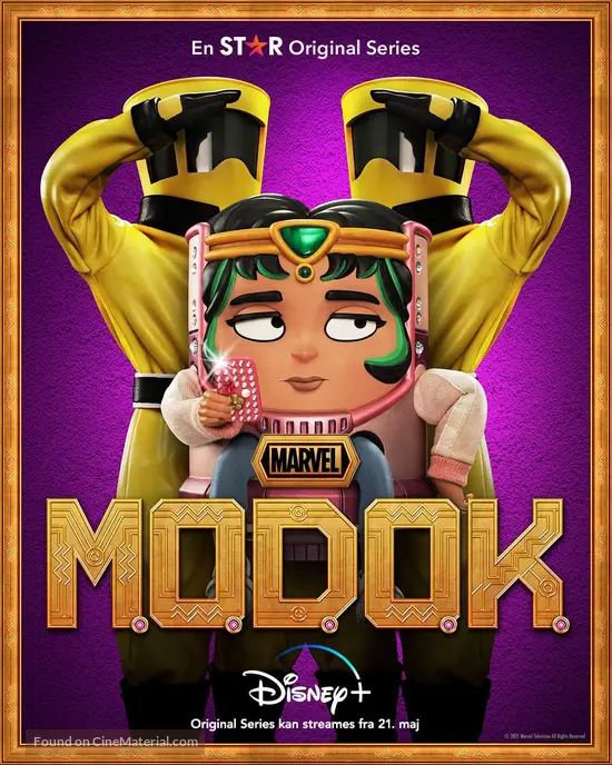 M O D O K 2021 Danish Movie Poster m-o-d-o-k-2021-danish-movie-poster