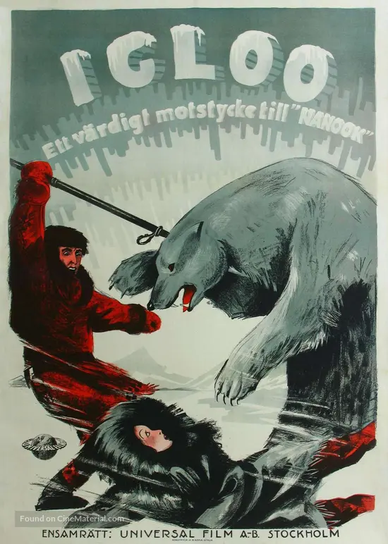 Igloo (1932) Swedish movie poster