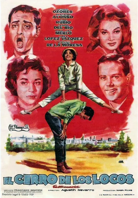 El cerro de los locos (1960) Spanish movie poster