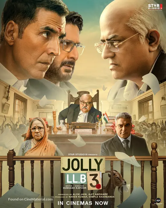 Jolly LLB 3 (2025) Indian movie poster