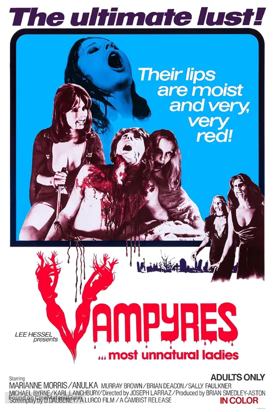 Vampyres (1974) movie poster