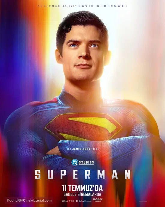 Superman (2025) Turkish movie poster