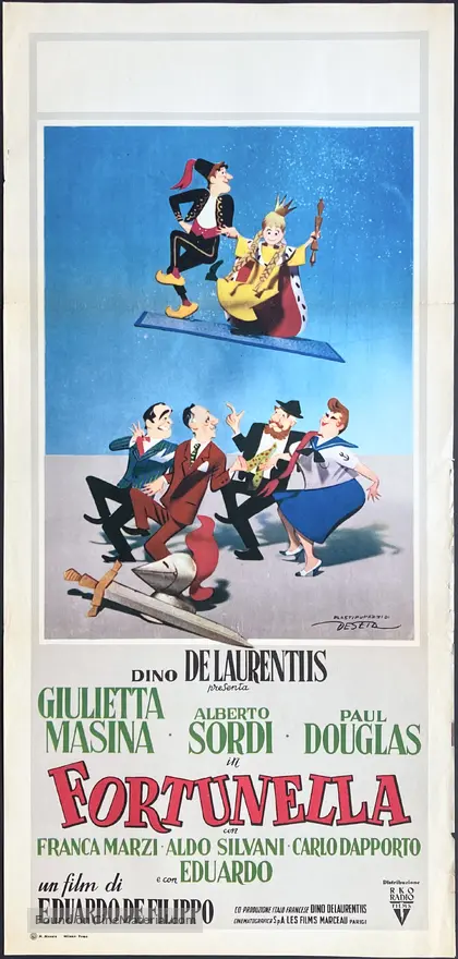 Fortunella (1958) Italian movie poster