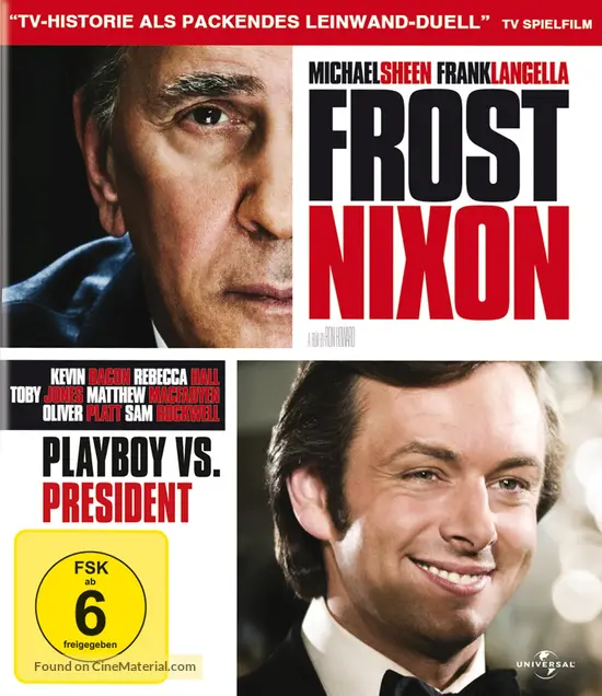 Frost/Nixon (2008) German blu-ray movie cover