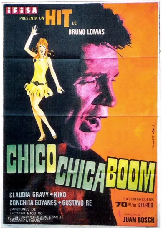 Chico, chica, ¡boom! (1969) Spanish movie poster