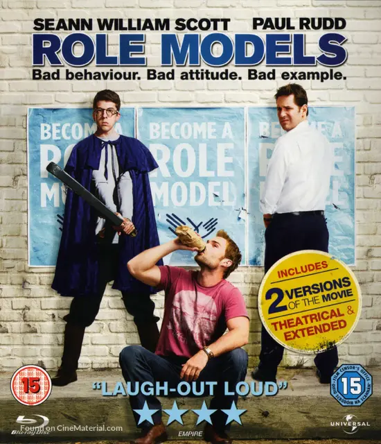 Role Models (2008) British blu-ray movie cover