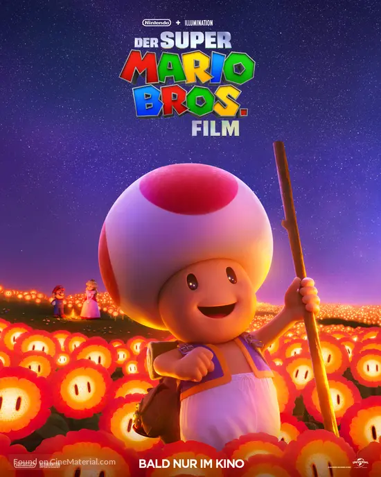 The Super Mario Bros. Movie (2023) German movie poster