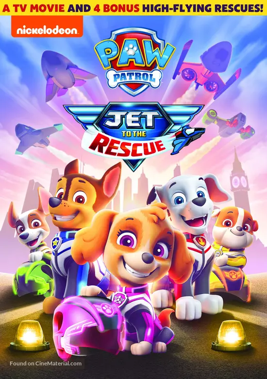 PAW Patrol: Jet to the Rescue (2020) dvd movie cover