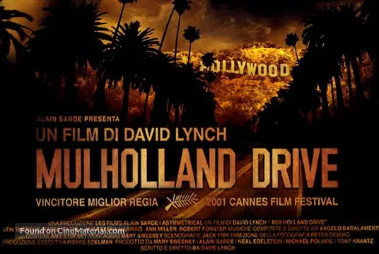 Mulholland Drive (2001) Italian movie poster
