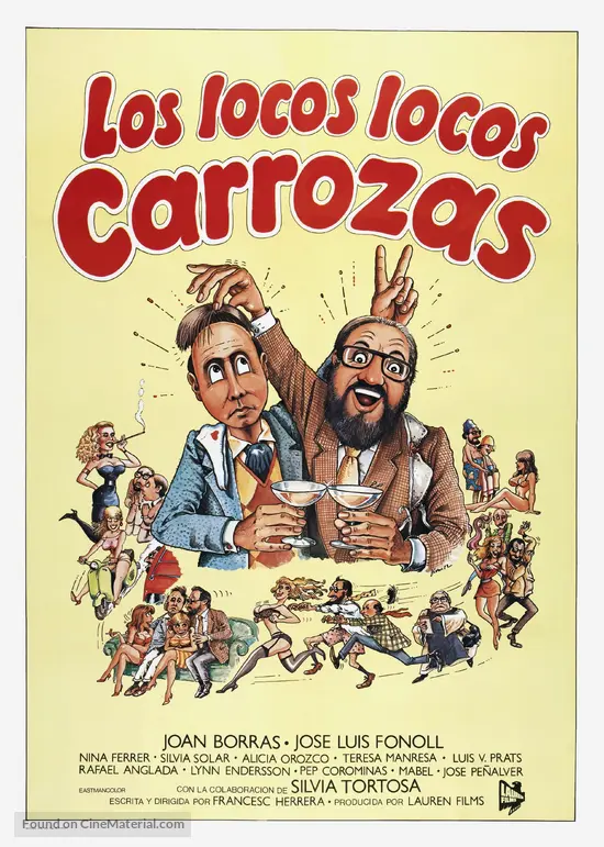 Los locos, locos carrozas (1984) Spanish movie poster