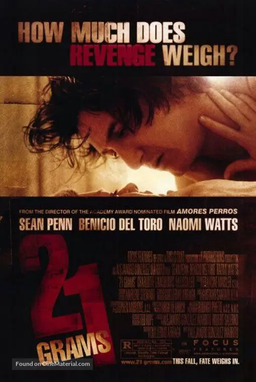 21 Grams 2003 Movie Poster 21-grams-2003-movie-poster