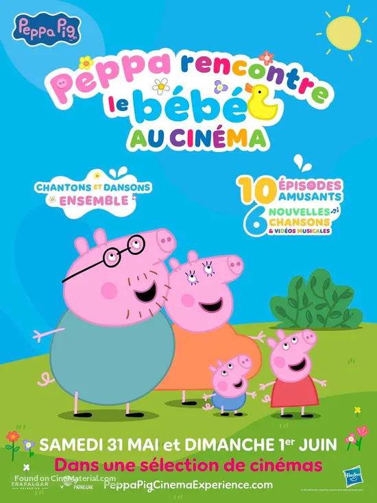 Peppa Meets the Baby Cinema Experience (2025) French movie poste...