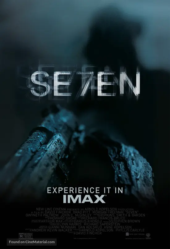 Se7en (1995) re-release movie poster