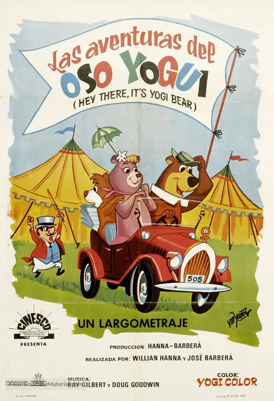 Hey There, It's Yogi Bear (1964) Spanish movie poster